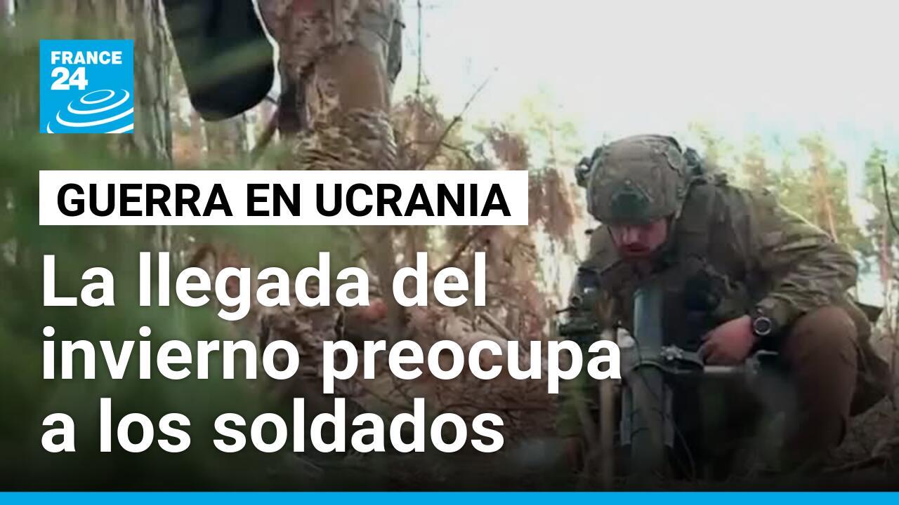 La llegada del invierno y las asimetrías militares con Rusia preocupan a las tropas ucranianas ...